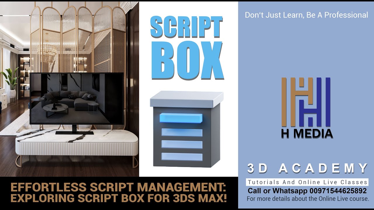 Effortless Script Management: Exploring Script Box for 3ds Max ...