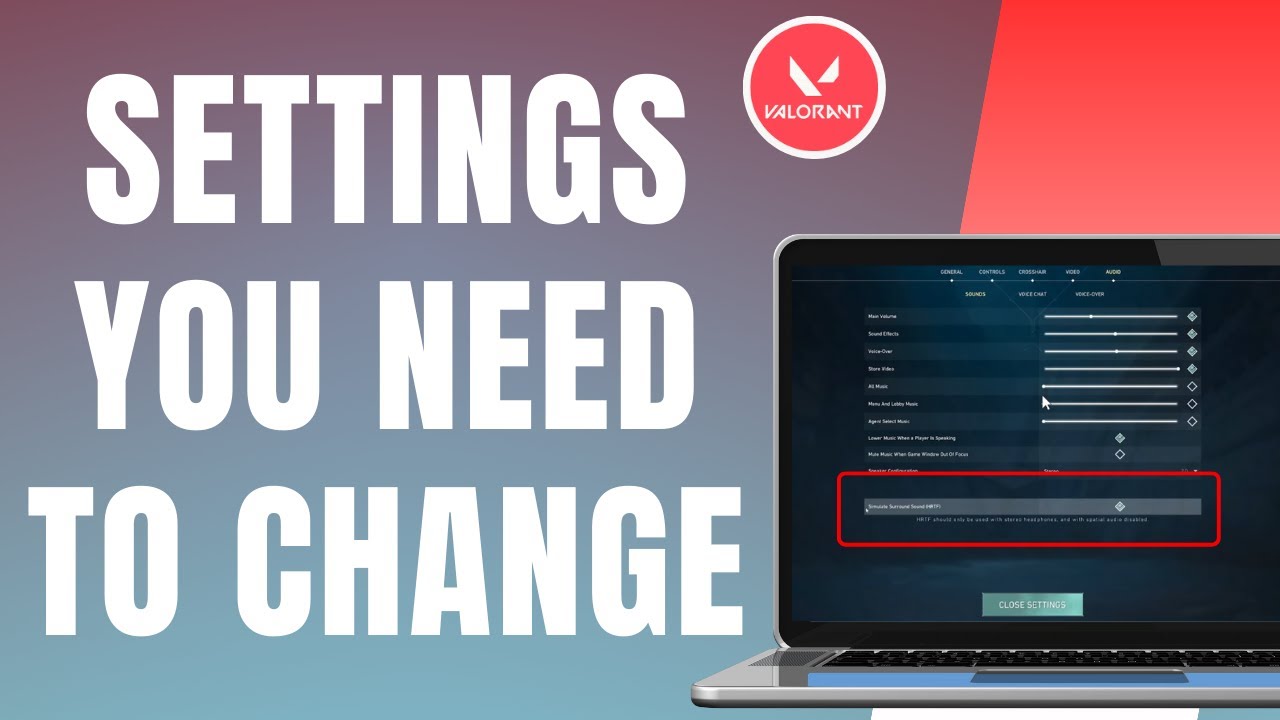 Best Audio Settings for Footsteps in Valorant | Valorant Audio Settings ...