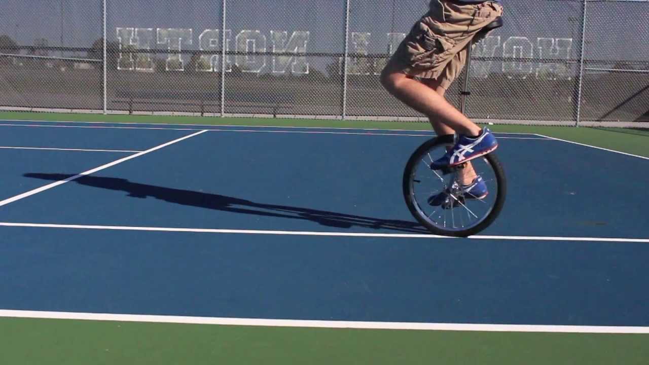 Mike Kuhl Rides A Unicycle and Juggles - YouTube