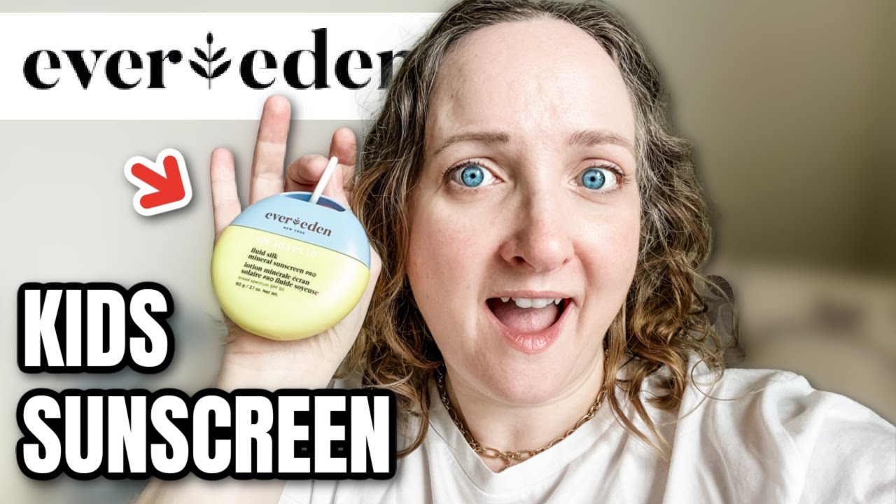 EverEden Kids SPF50 Fluid Silk Mineral Sunscreen PRO (Review & Wear ...