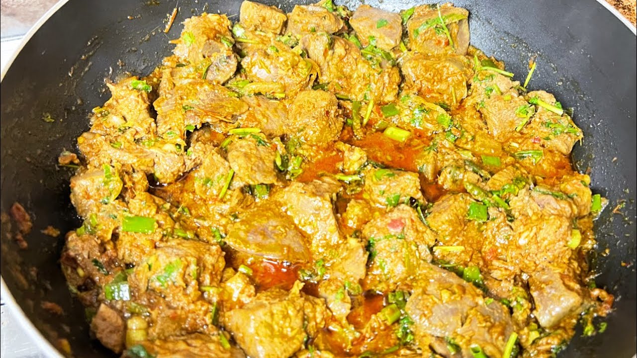 Mutton Kaleji Phiphra dil Dhony or Banane Ka Asaan Tarika | How to make ...