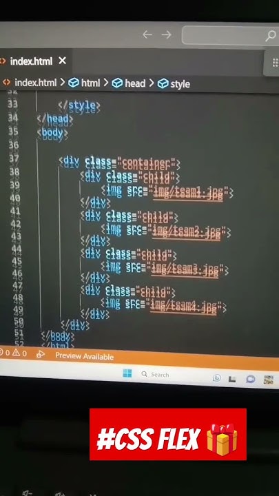 Using Html And Inline Css Flex Box Htmlcss Shorts Video 📸code 👨💻👨💻📄 Youtube