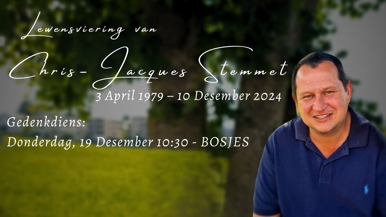 Chris - Jacques Stemmet - YouTube