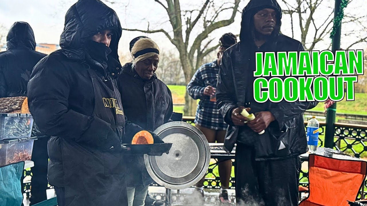 HOMELESS CHRISTMAS DINNER! Jamaican Cookout - YouTube