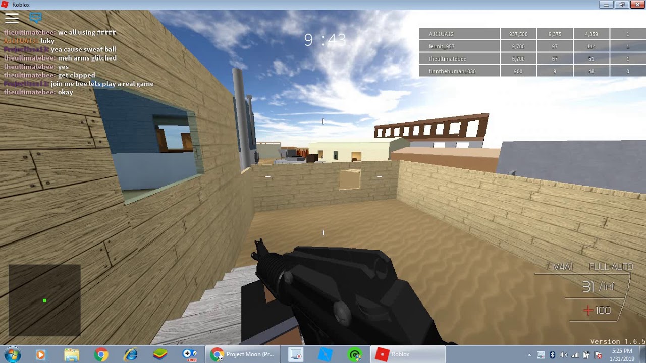 Project Moon M4A1 Gameplay - YouTube