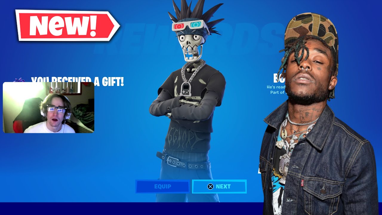 LIL UZI VERT IN THE FORTNITE ITEM SHOP! - YouTube