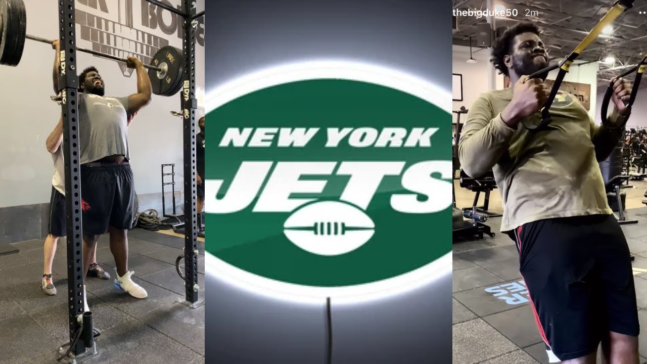 Mekhi Becton Update, Offseason Work With Duke Manyweather | Jets ...