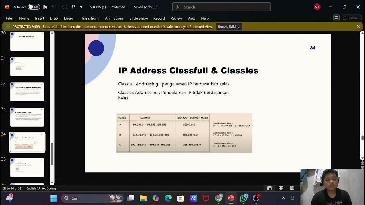 MODUL 04 IP ADDERSS & SUBNETTING - YouTube