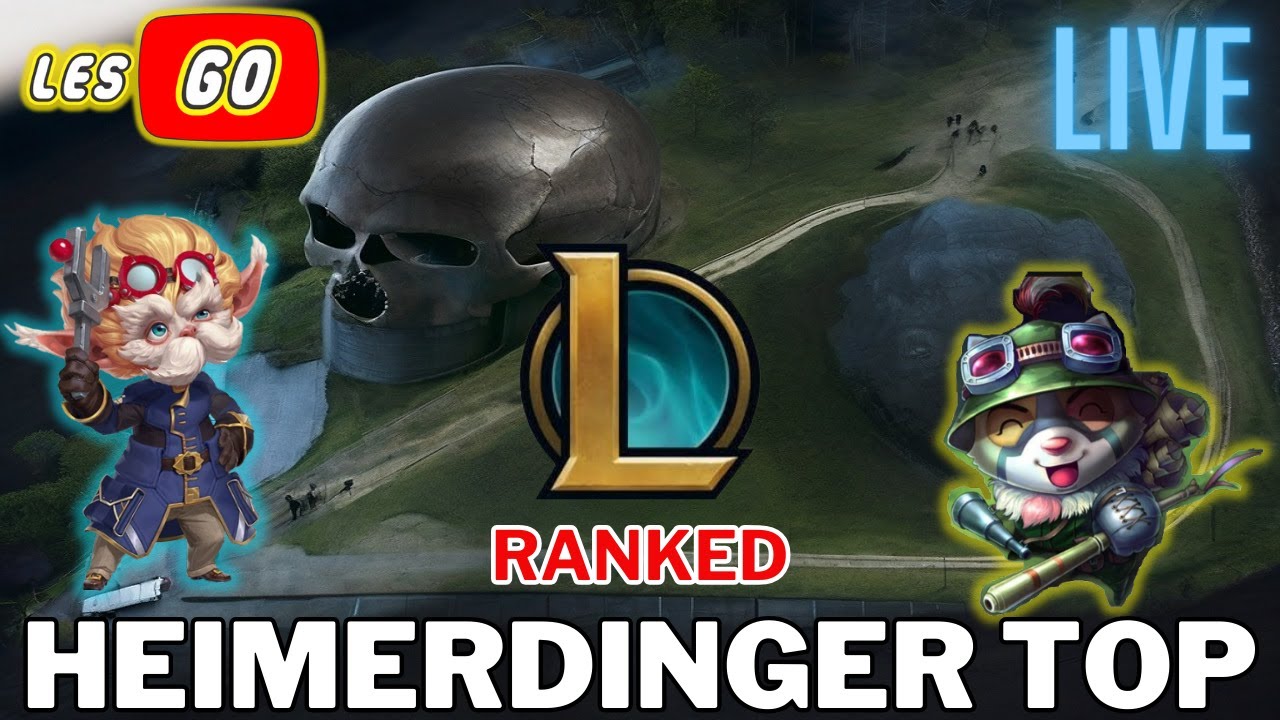 LIVE 08 - RANKED HEIMERDINGER TOP - ARREGAÇANDO NO LEAGUE OF LEGENDS ...