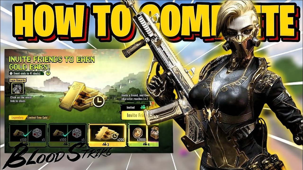 How to Complete The FREE GOLD EVENT in BLOODSTRIKE (Without Friends) 🔥 ...