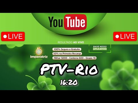 RESULTADO AO VIVO PTV RJ - 16:20 - 09/12/2022 - YouTube
