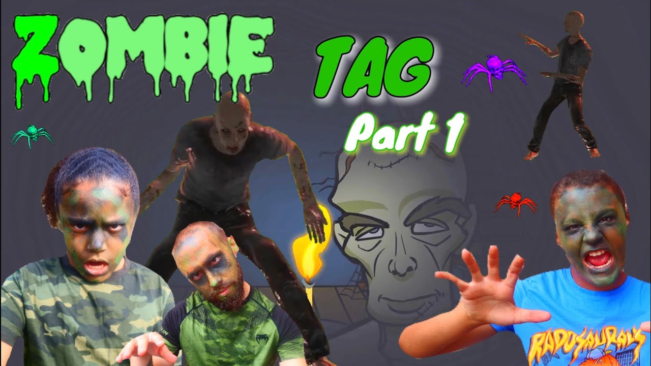 Zombie Tag Part 1 | The Walking Dead | Zombie Battle | Zombie Role Play ...