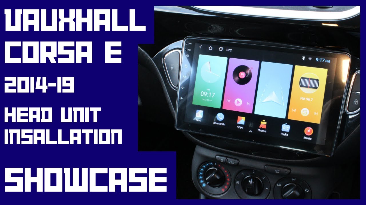 Vauxhall Corsa E | 2014-19 | OEM Style Head Unit Showcase - YouTube