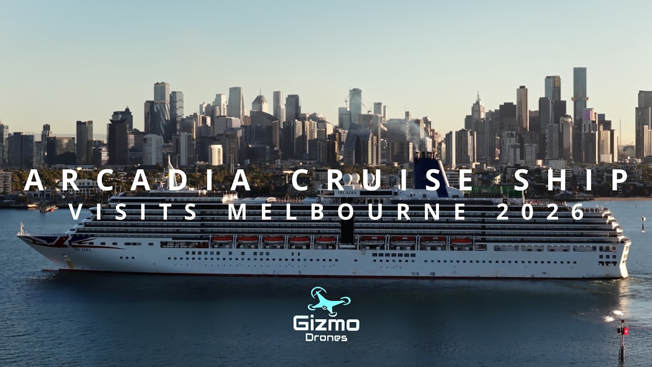 Arcadia Cruise Ship Visits Melbourne 2026 - YouTube