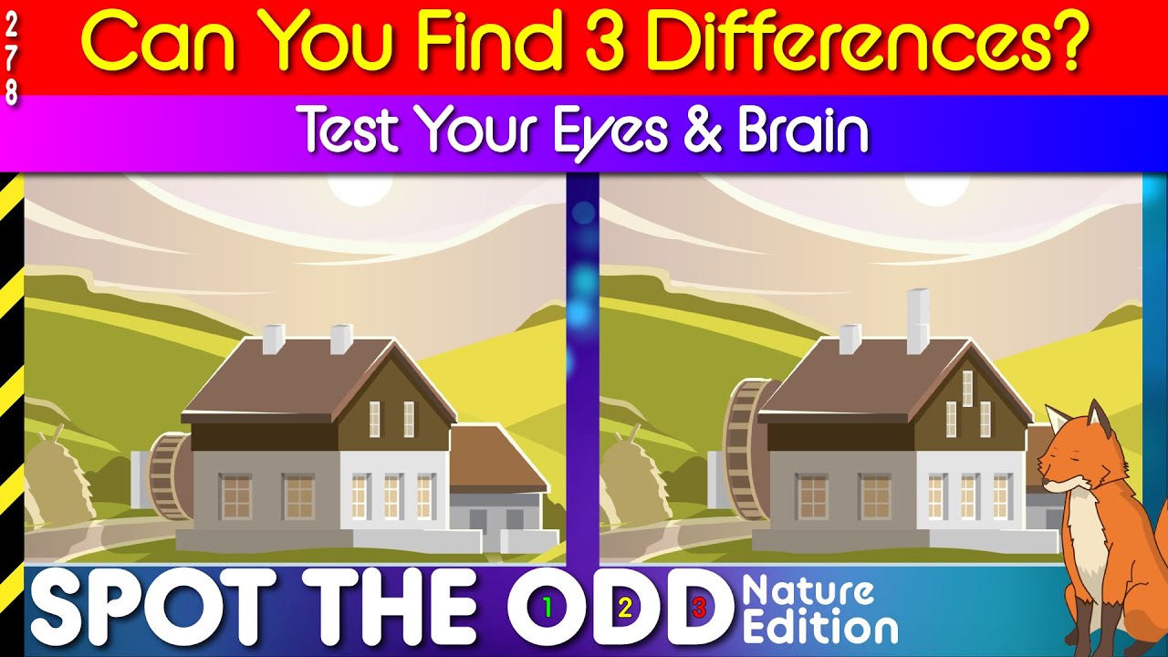 Find the Differences [ NATURE ] Brain Break | Game 278 - YouTube
