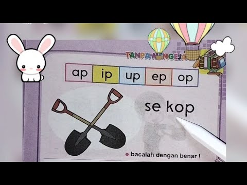 Belajar membaca tanpa mengeja se kop untuk pemula | anak TK dan SD ...