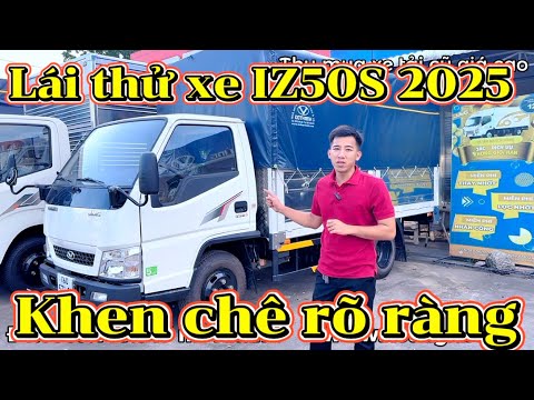 Lái thử mẫu xe tải ĐÔ THÀNH IZ50s tải 2.4 tấn | Xe tải IZ50 2025 #khanhxetai #xetaidothanh #iz50s