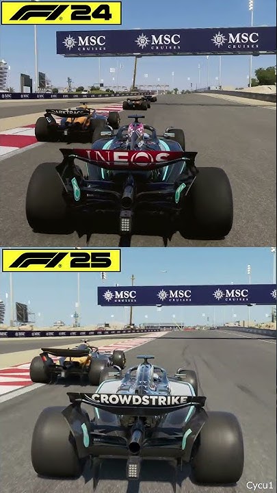 F1 25 vs F1 24 PS5 Pro Rain Effect Comparison #eapartner - YouTube