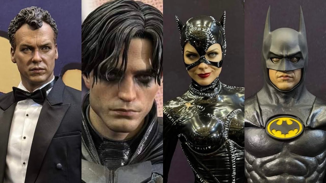 New Batman statues on display by blitzway at Shanghai wc 2023 - YouTube