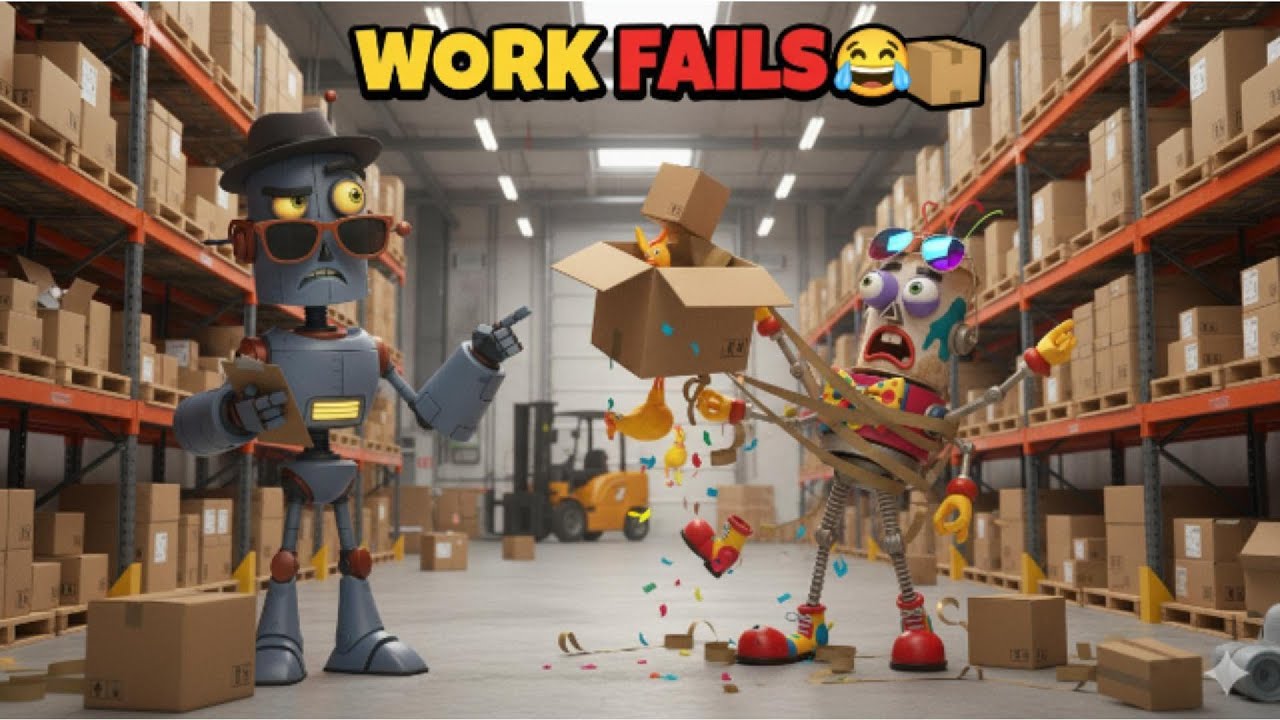 Robots Go to Work… FUNNIEST Warehouse & Construction Fails - YouTube