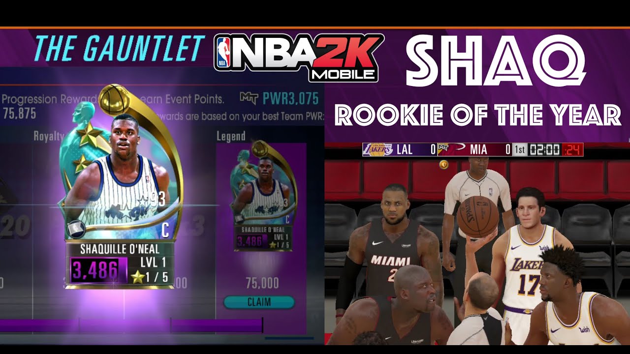 Claiming Top Reward, SHAQ in the Gauntlet. First Gameplay of Shaquille ...