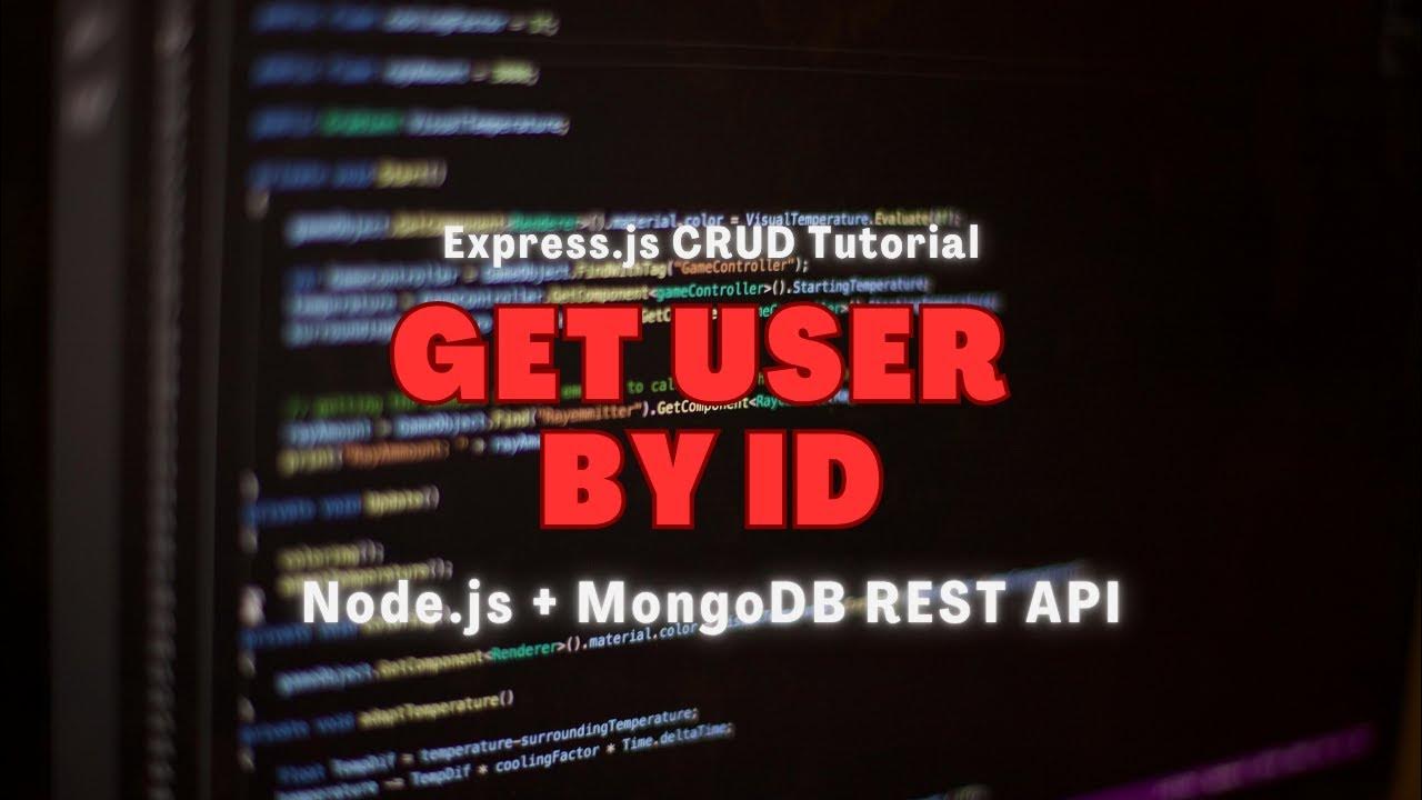 🚀 How to Fetch a Single User by ID | Node.js & MongoDB API Tutorial (Part 6) - YouTube