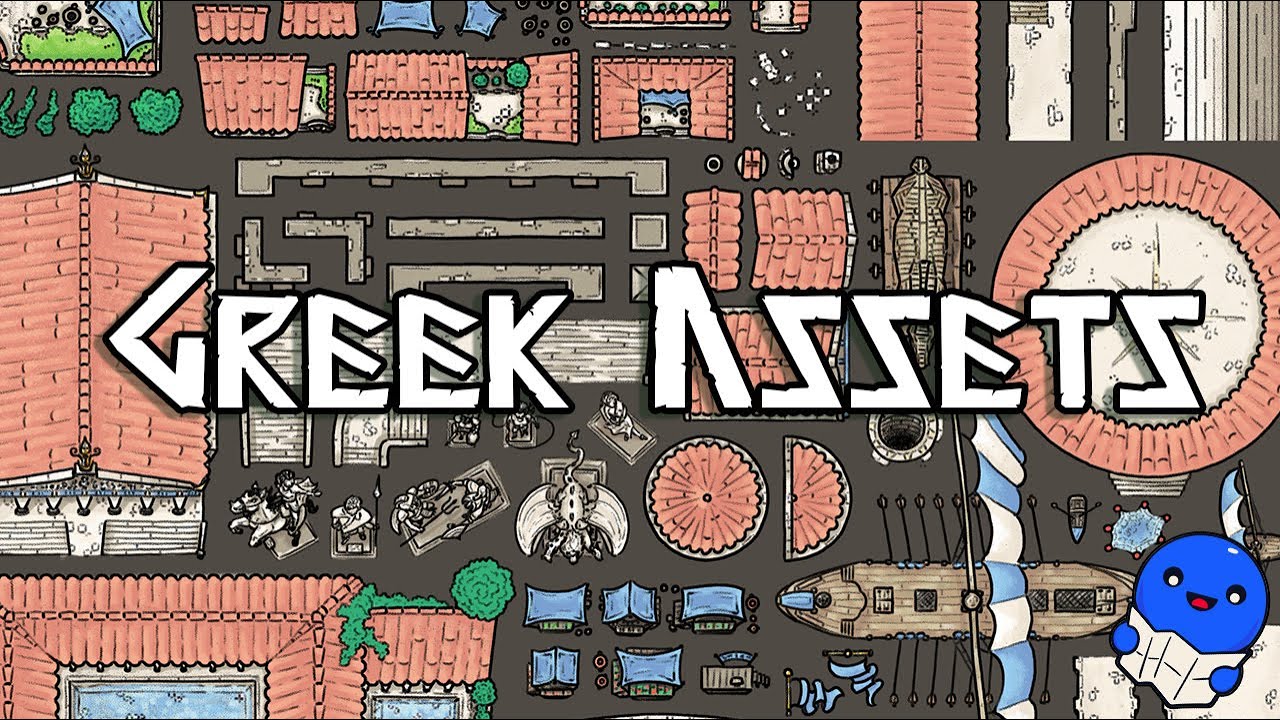 Greek Themed Modular asset pack Showcase | + City Map Detailing! - YouTube