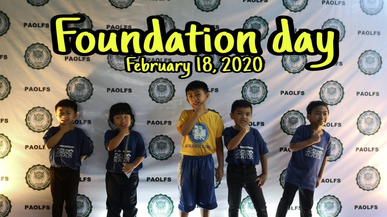 Philippine Army Officer's Ladies Foundation School (FOUNDATION DAY ...