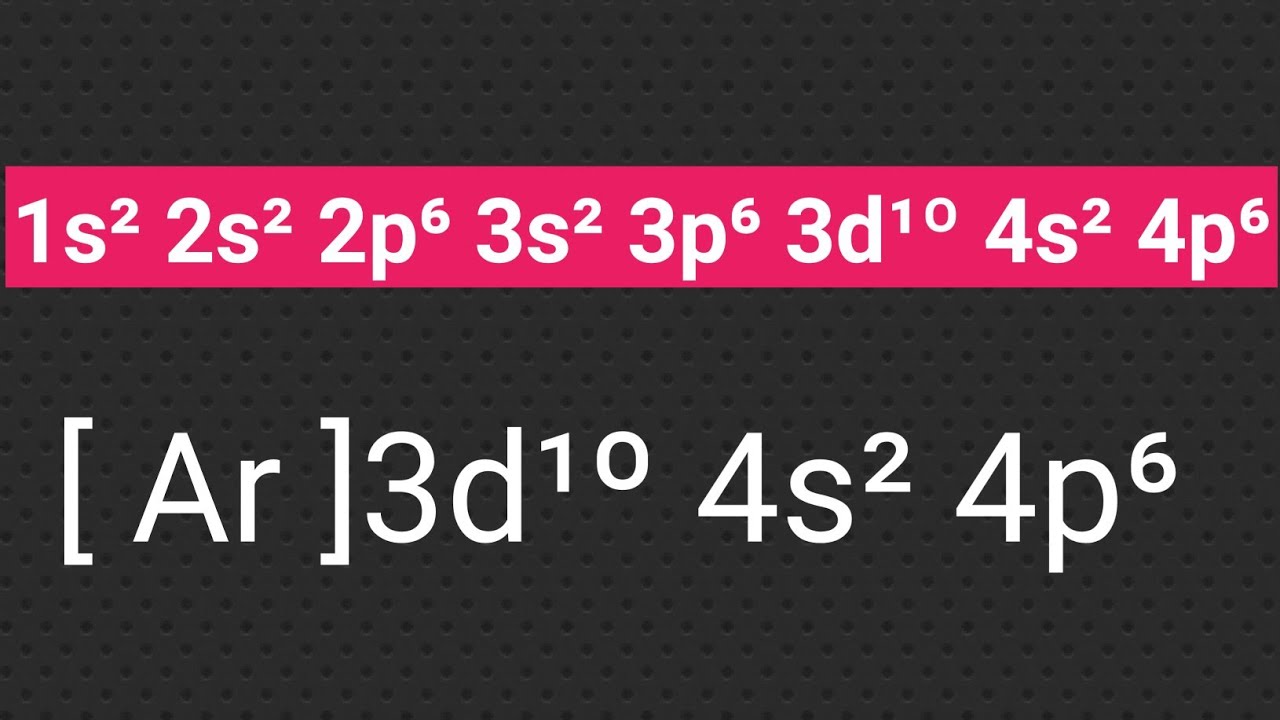 Which element has the electron configuration of 1s2 2s2 2p6 3s2 3p6 ...