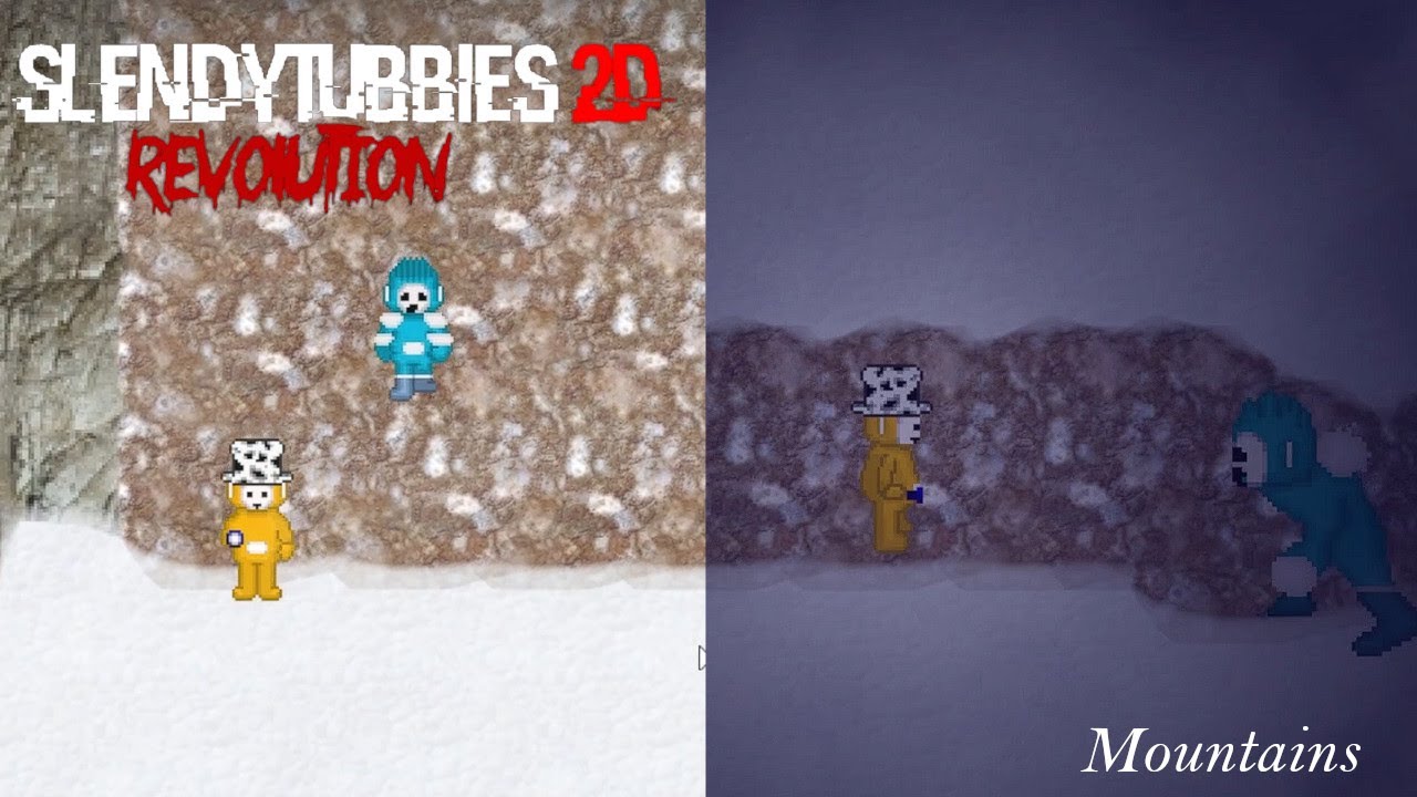 Slendytubbies 2D Revolution - Mountains - Collect Mode - YouTube