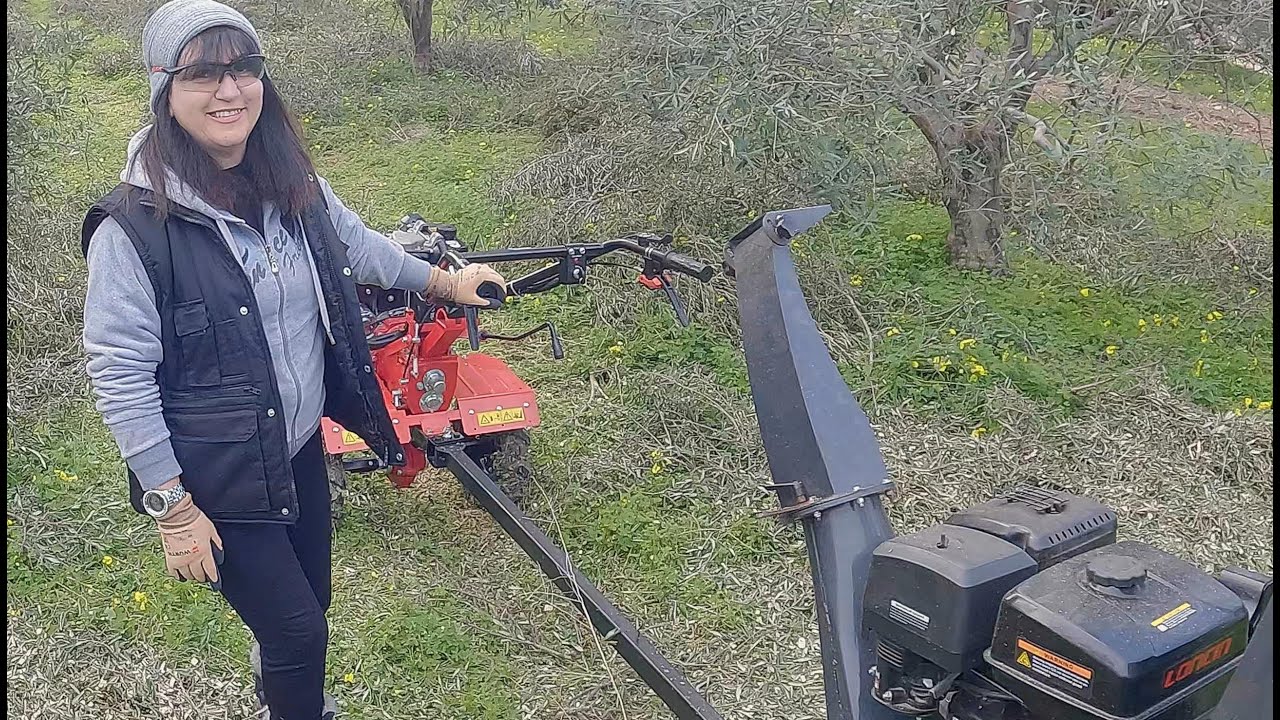 Σκαπτικό Loncin μαζί με Minos Nik - YouTube