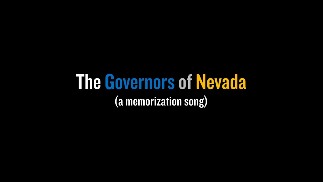 The Nevada Governor Song - YouTube