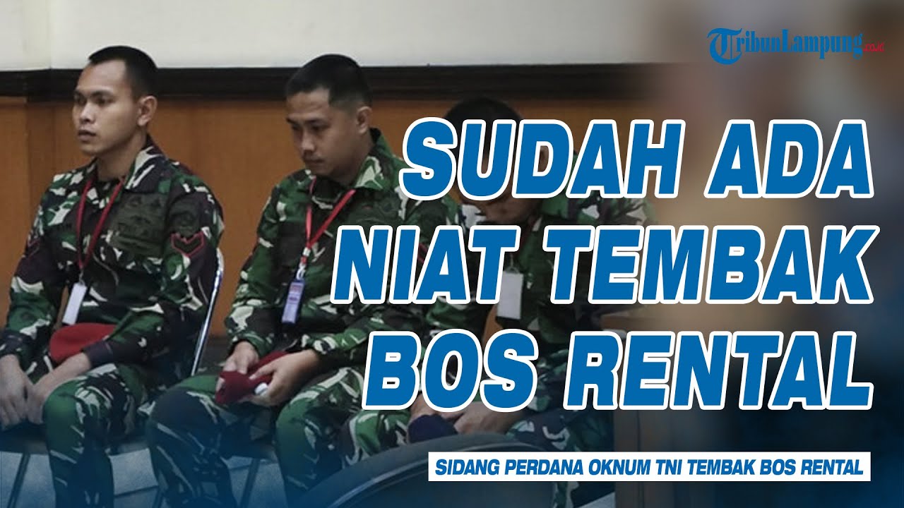 Terungkap! Sertu Akbar Adli Sudah Ada Niatan Tembak Bos Rental - YouTube