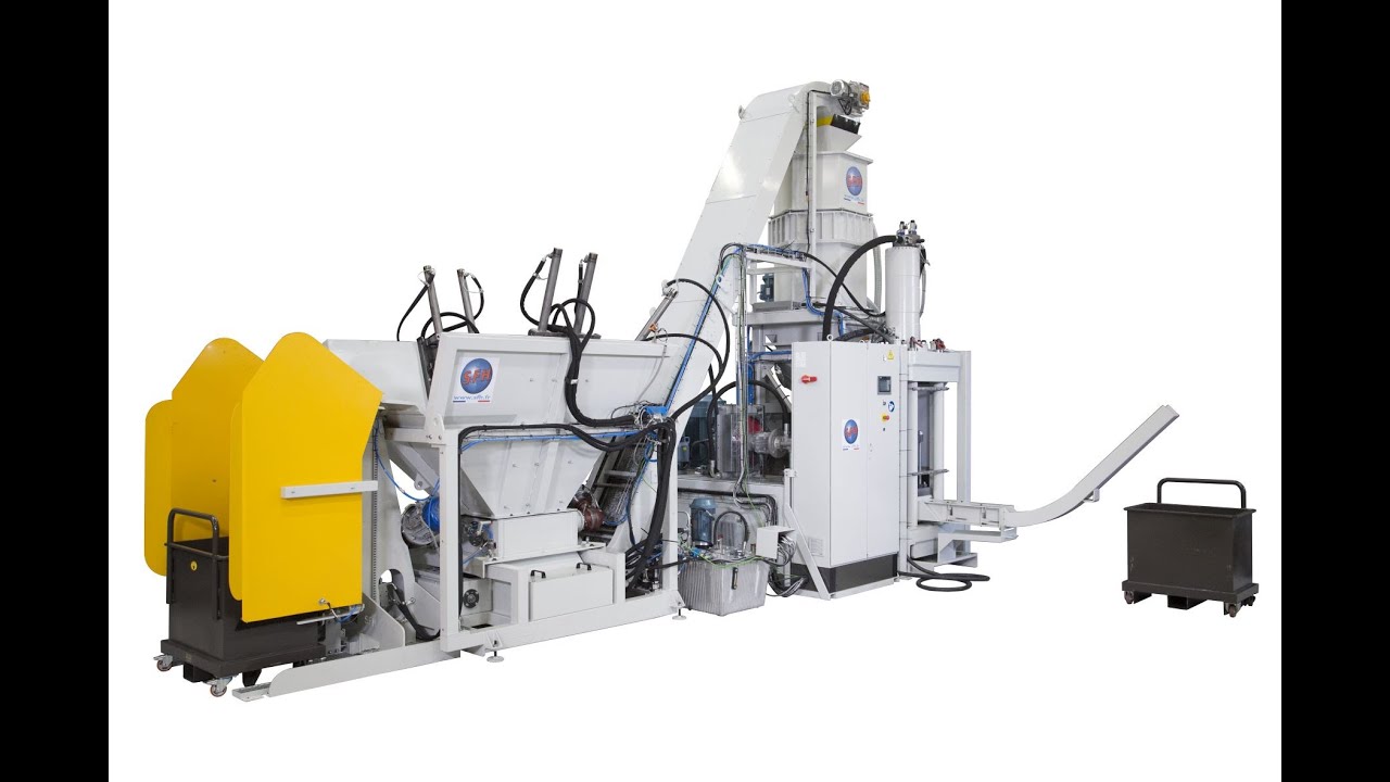 SFH - Stainless steel chip processing system - YouTube