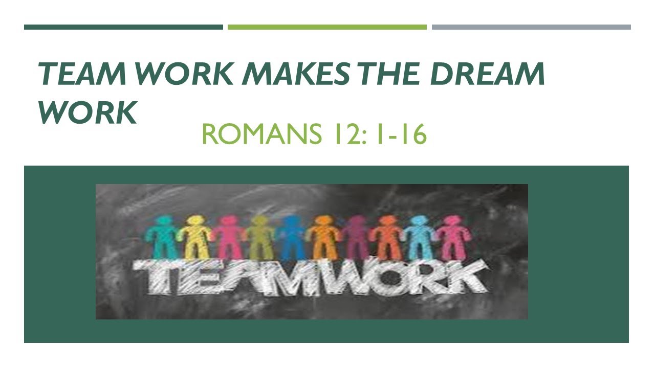 Teamwork makes the Dream Work Part III - YouTube