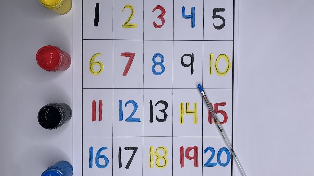 1 to 20 Numbers l Learn to Count l Counting to 20 l Learn How to Count ...