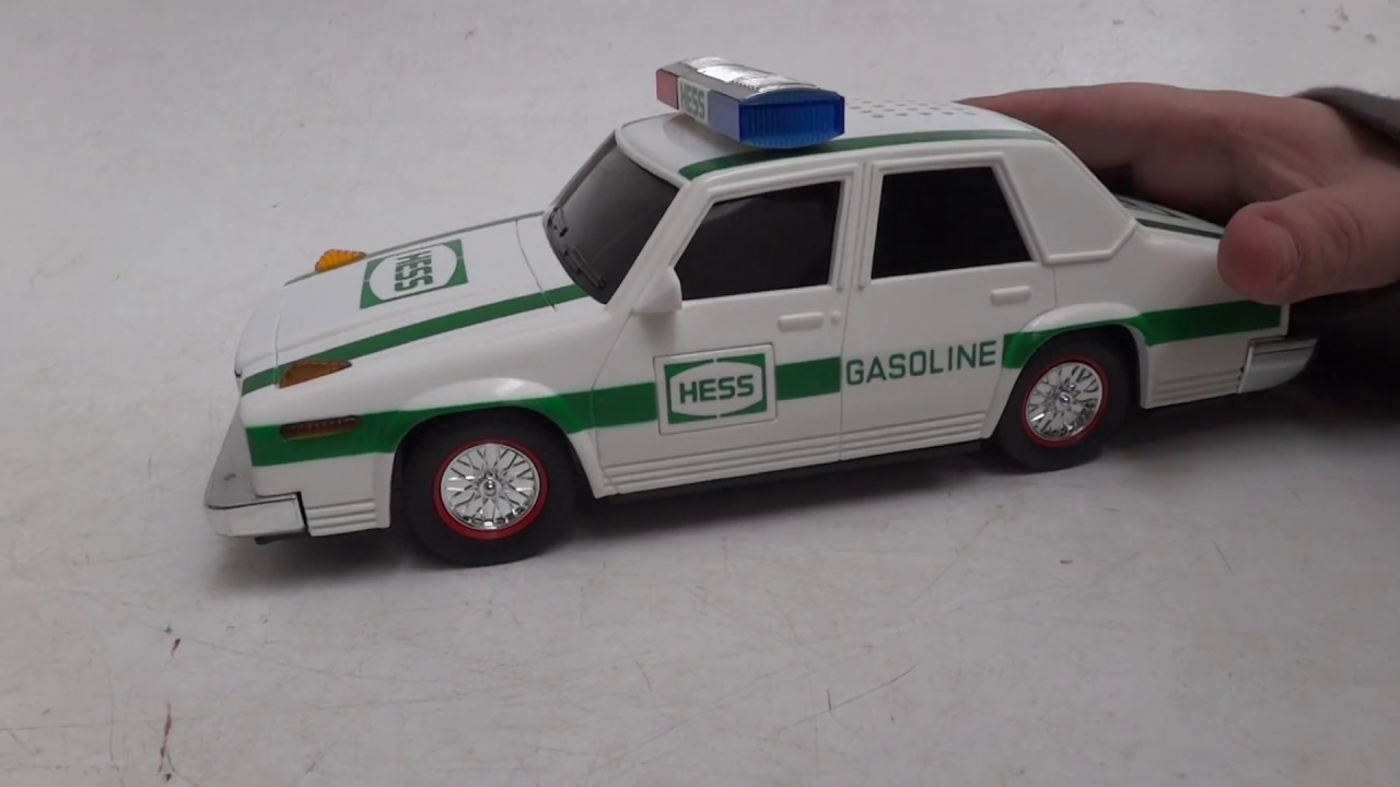 HESS PATROL CAR TOY - CARRO DE POLÍCIA DE BRINQUEDO - YouTube