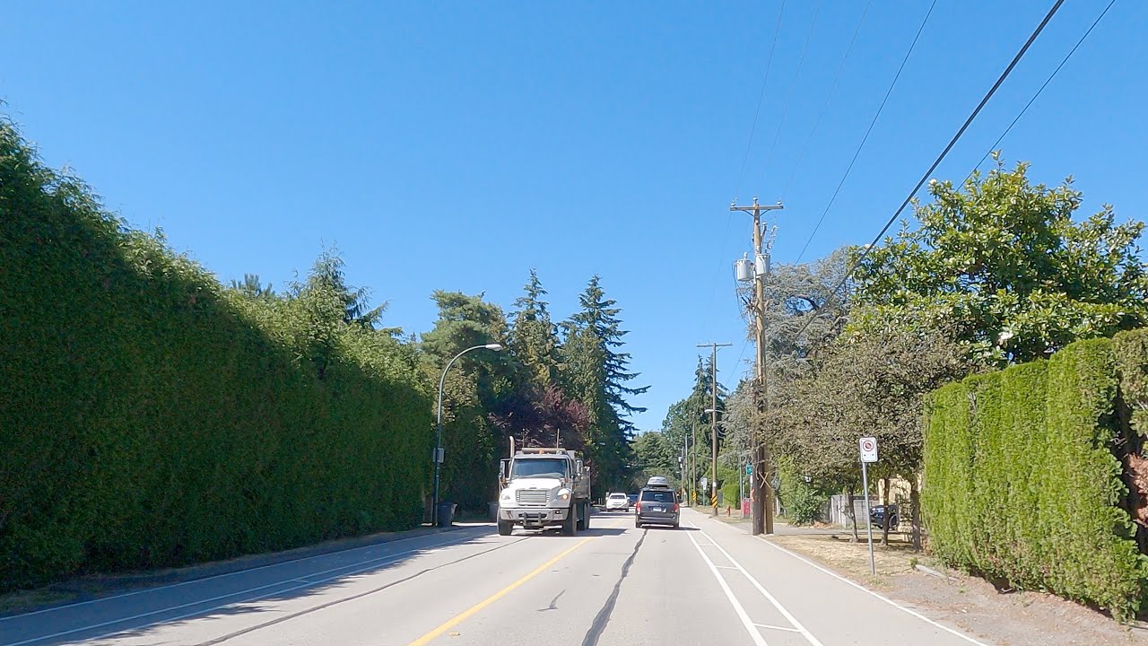 SW Marine Drive - Vancouver BC Canada - Smooth Cruising in the City ...