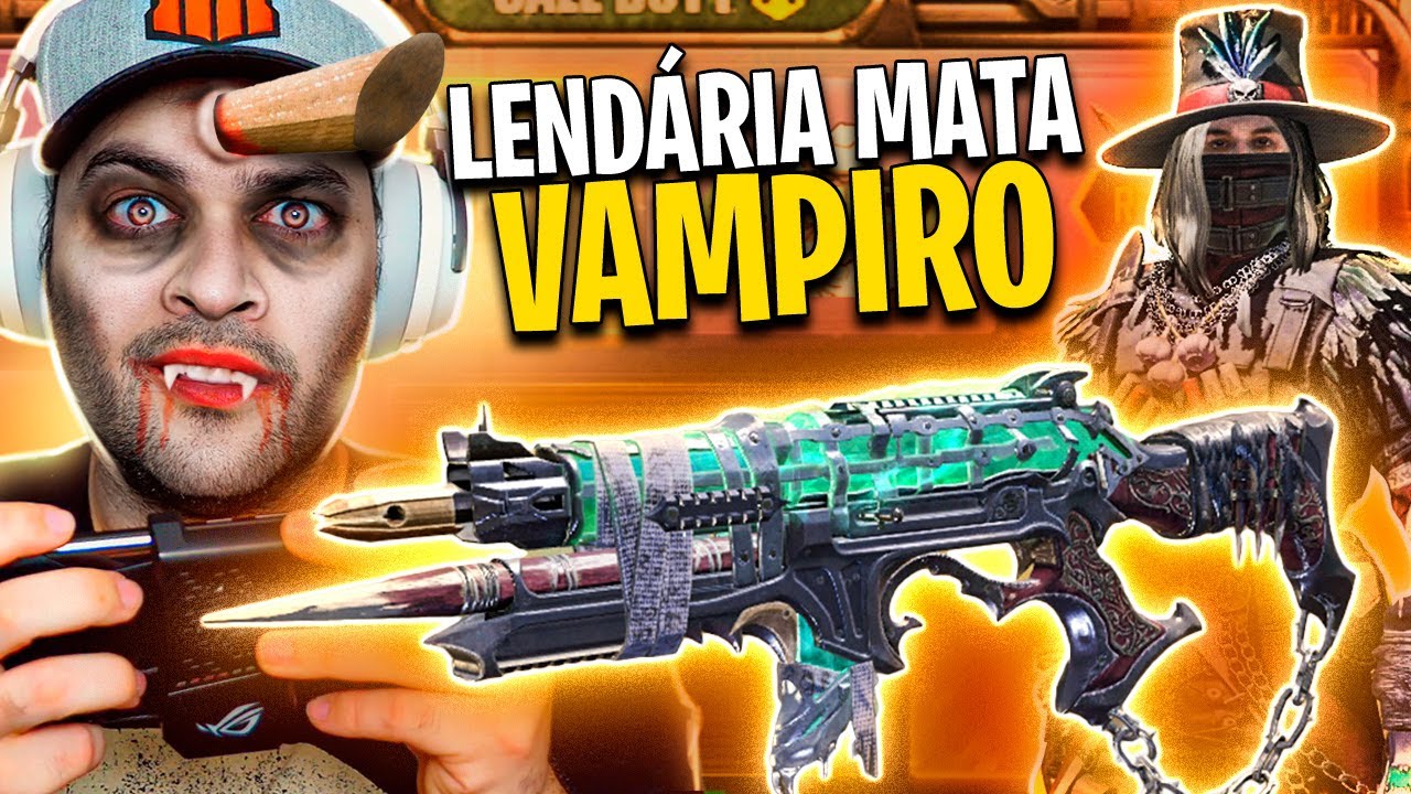 Arma *LENDÁRIA CAÇA VAMPIROS* do COD MOBILE | HG 40 e Kreuger Caçador ...