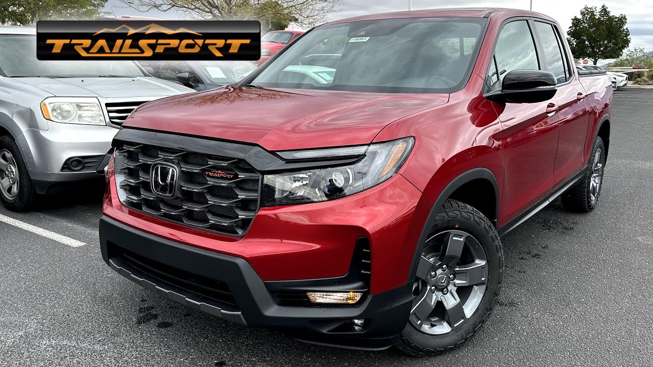 2025 Honda Ridgeline Trailsport - Radiant Red Metallic II - Walkaround ...