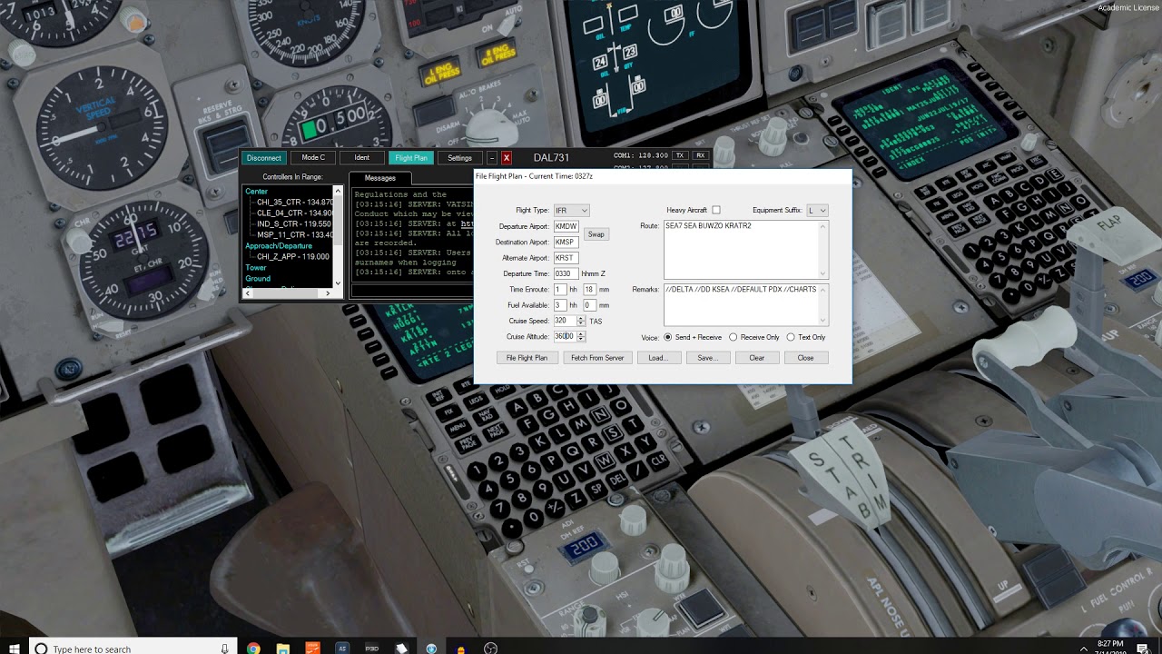[P3Dv4.5 Tutorial]: Flying online with VATSIM KMDW-KMSP - YouTube