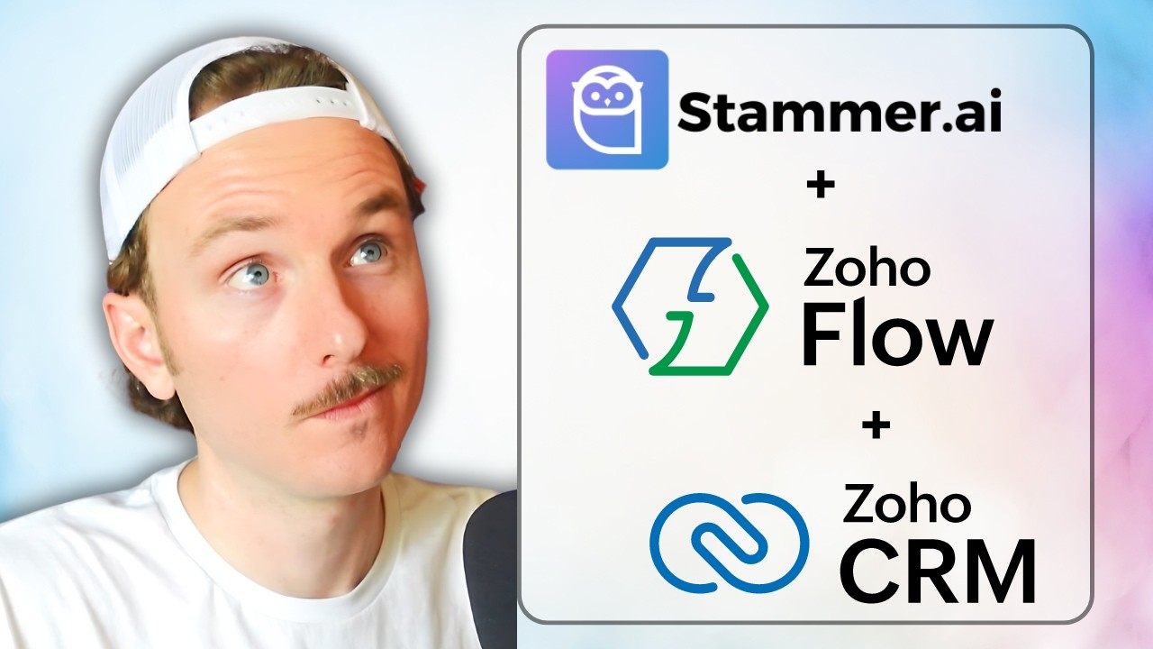How to Integrate Stammer AI with Zoho CRM Using Zoho Flow - YouTube