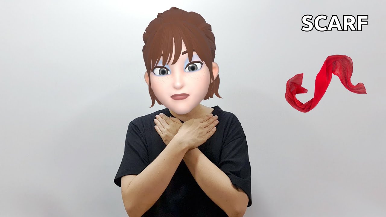 American Sign Language (ASL) Lesson: Scarf - YouTube
