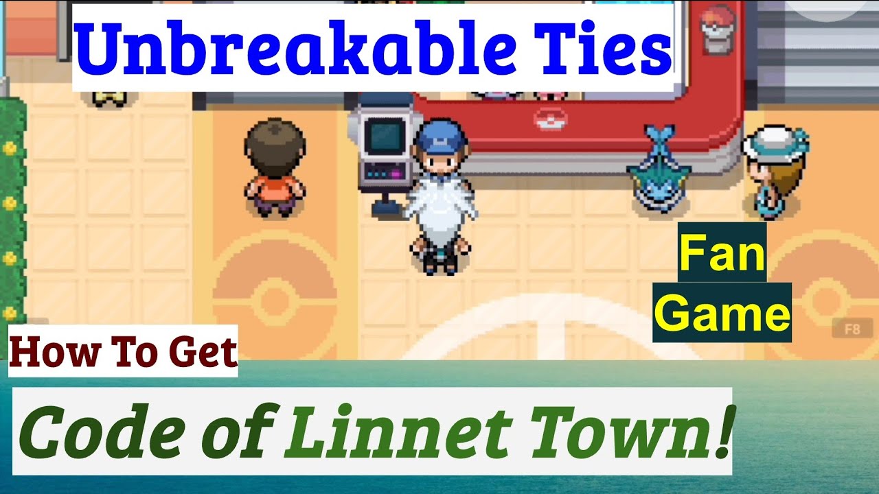 How To Get Code Of Pokemon Center In Linnet Town | Pokemon Unbreakable ...