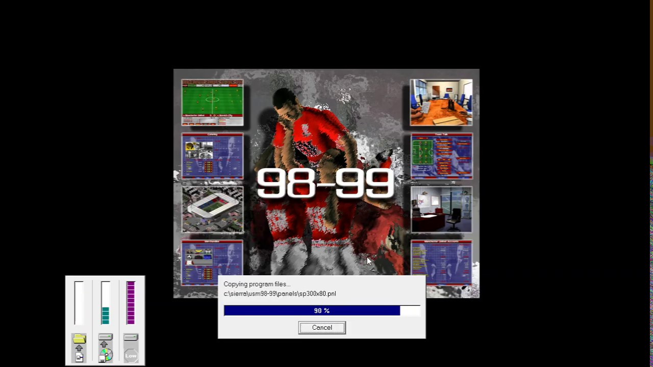 Ultimate Soccer Manager 98-99 WINDOWS 10 - YouTube