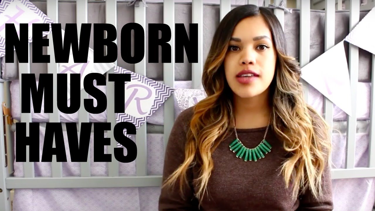 Newborn must haves, the minimalist list - YouTube
