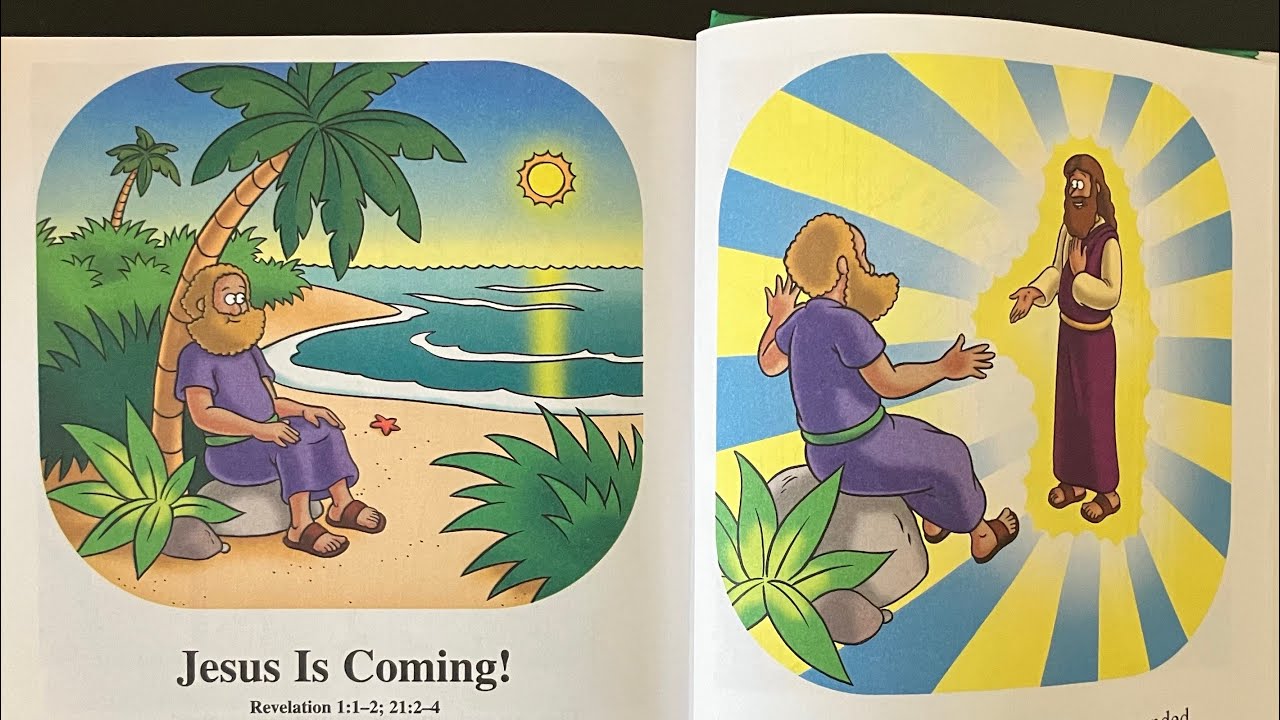 The Beginner’s Bible Jesus Is Coming! Revelation 1:1-2; 21:2-4 - YouTube