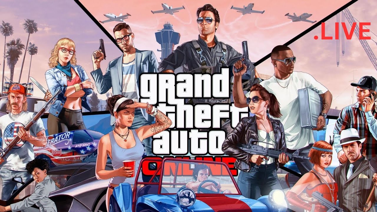 Grand Theft Auto V - Rockstar Games || GTA Online|| LIVE || Iam BAK ...