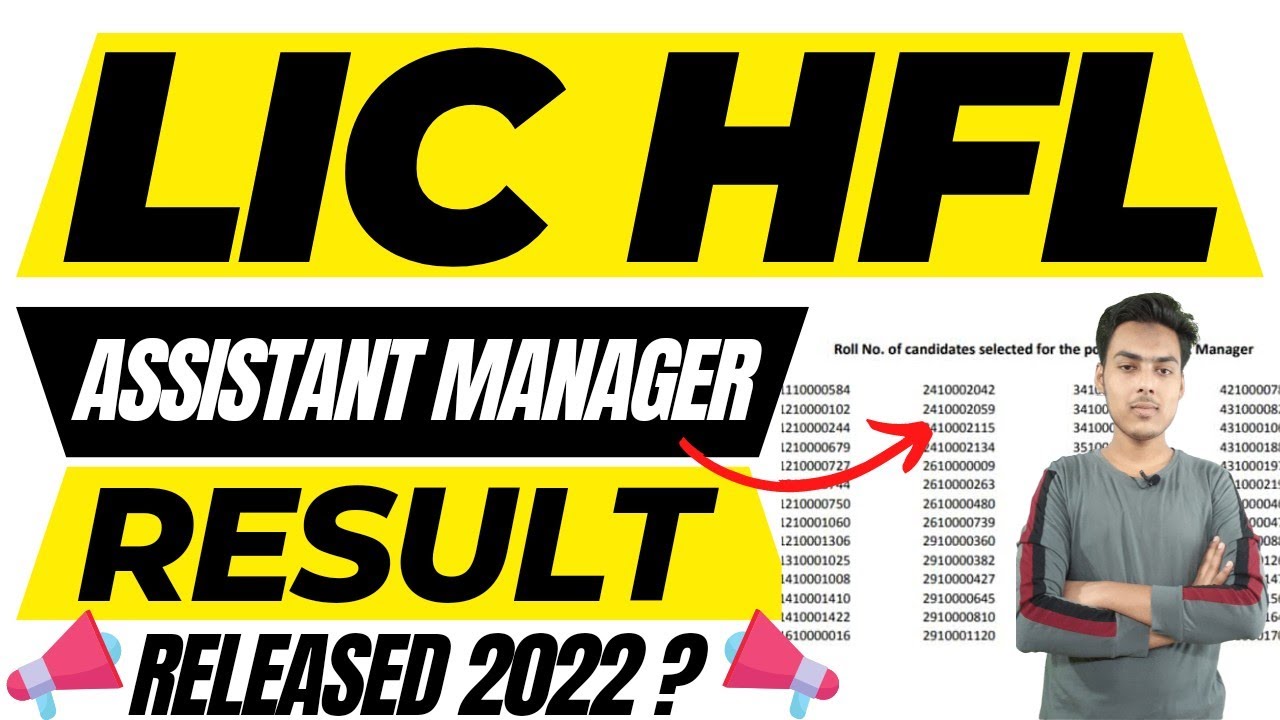 lic hfl result 2022 | lic hfl assistant manager result 2022 | mahir ...