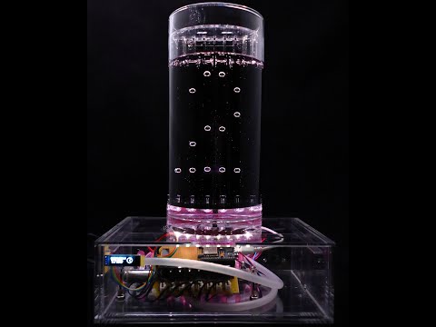 This Unique Clock Tells Time with Air Bubbles